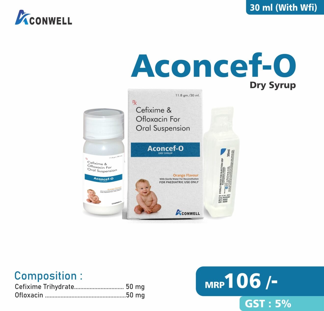 Aconcef-O Dry Syrup - Aconwell Pharma